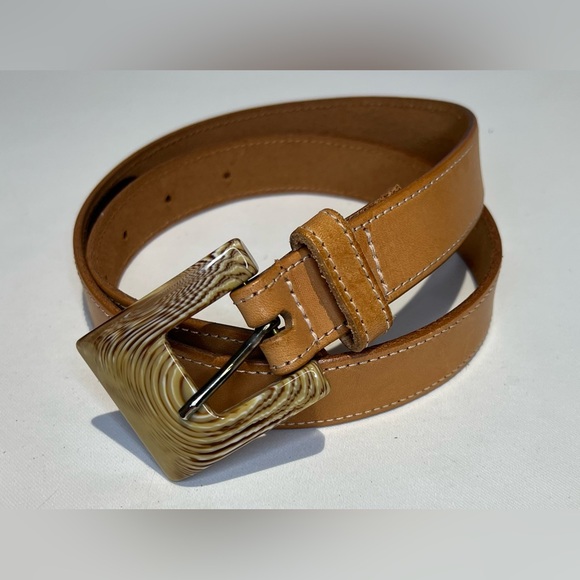 Joan & David | Accessories | Joan David For Nordstrom Tan Leather Belt ...